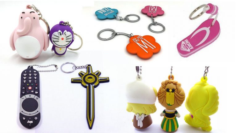 Custom 3D Soft PVC Rubber Keychains | PVC Creations