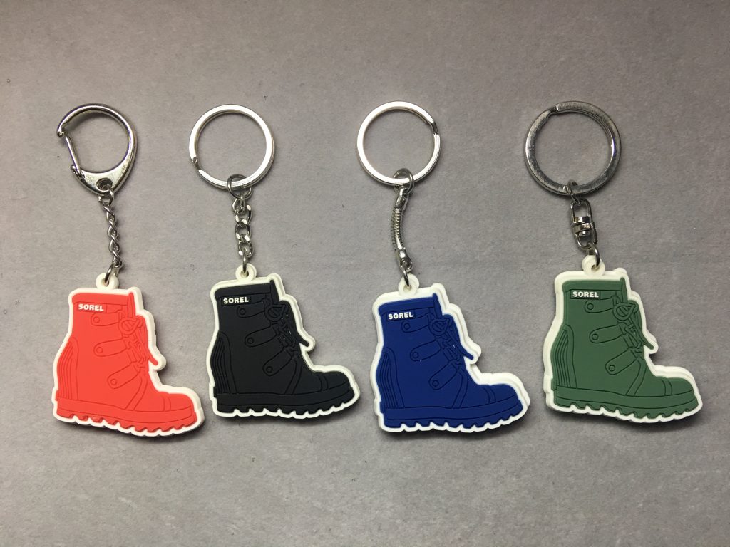 custom shoes shape pvc keychains | PVC Creations